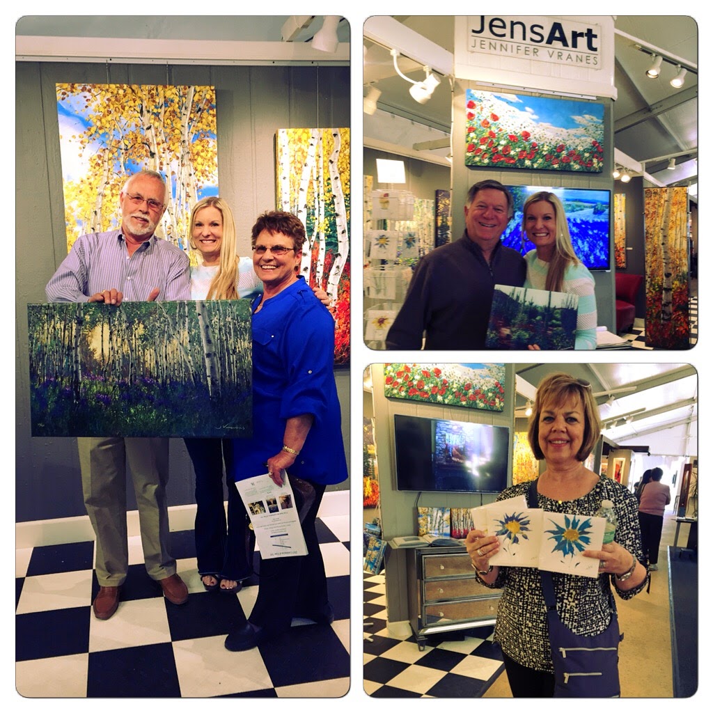 Aspen Paintings by Contemporary Aspen Artist Jennifer Vranes, Birch ...