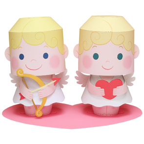 Message Dolls - Cupid Papercraft | Papercraft Paradise | PaperCrafts ...
