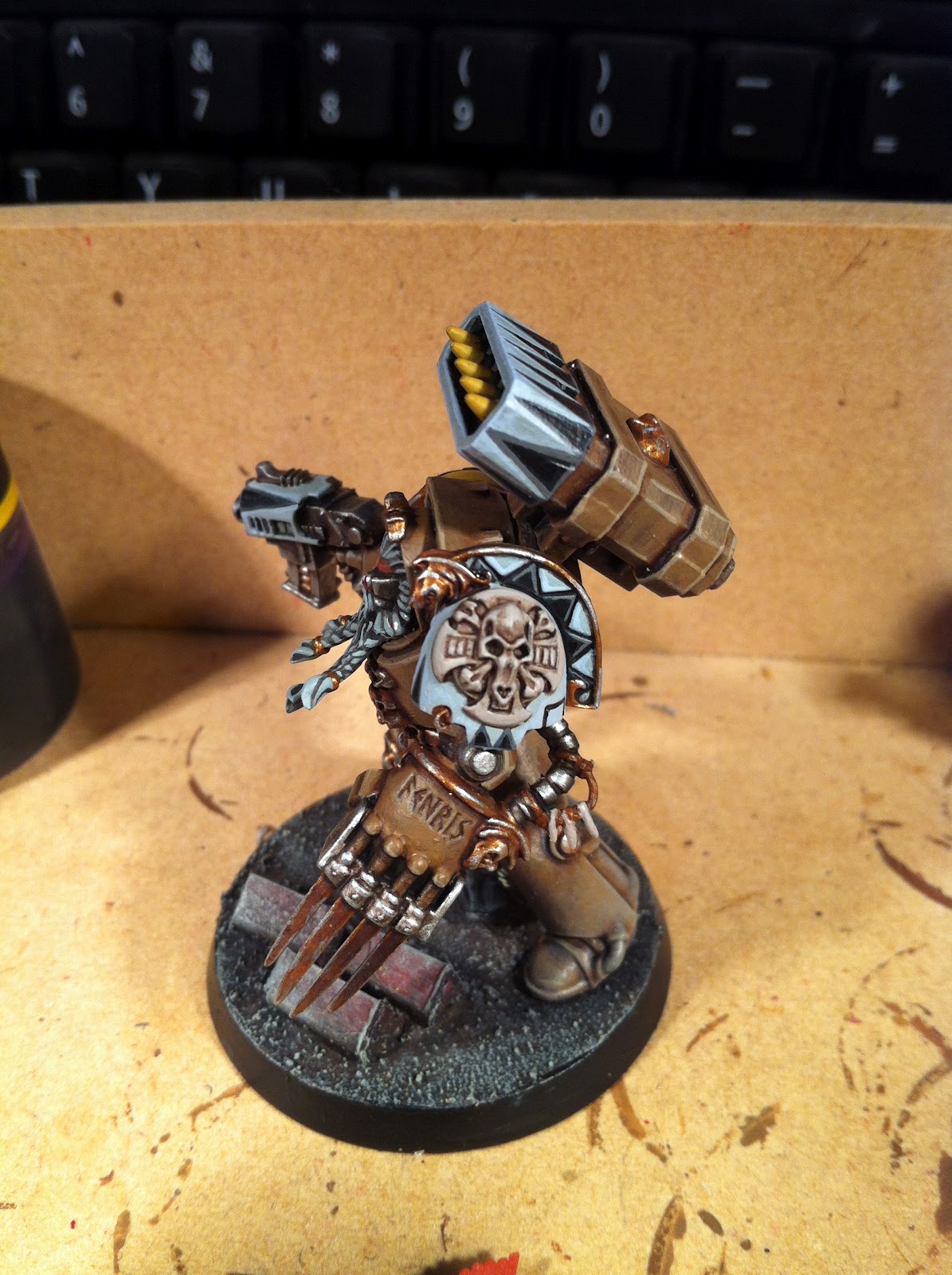 Tiny Metal Men: Finished - Long Fang Wolf Guard