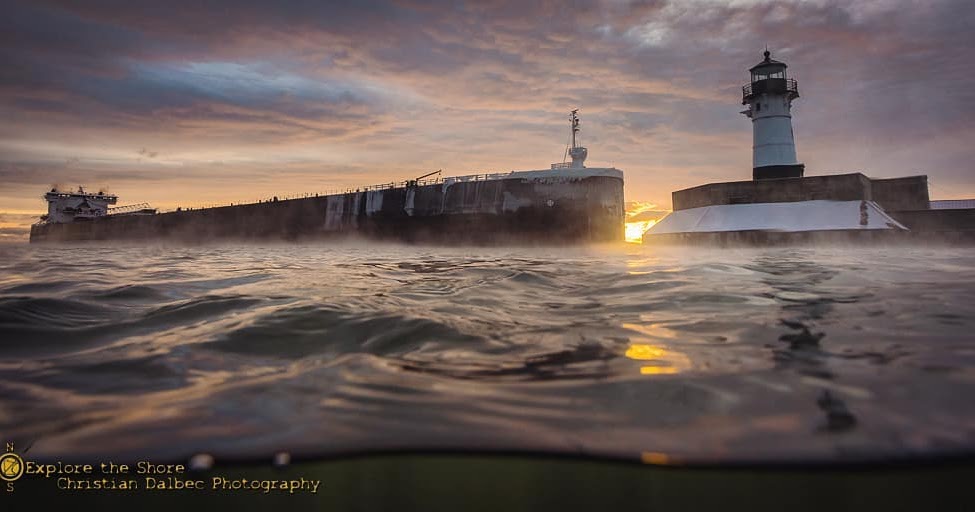 Duluth Harbor Cam: Morning Swim - Christian Dalbec