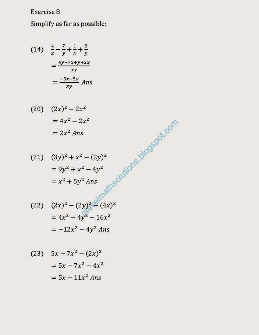 General Mathematics Revision and Practice, Part-2 ~ O Level, A Level ...