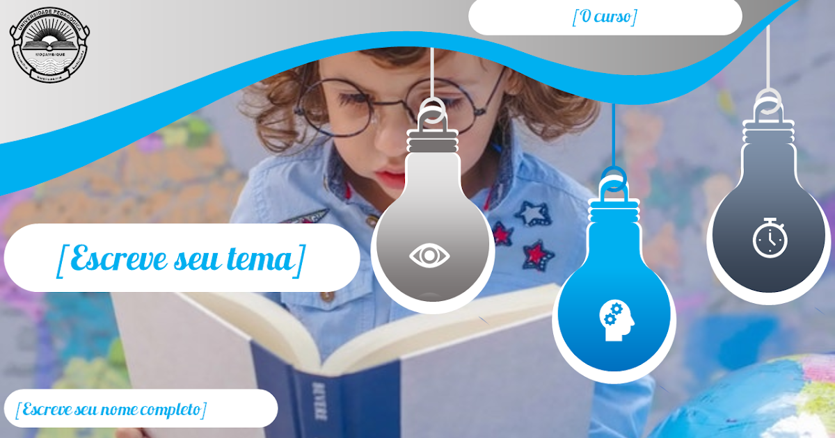 Capa para apresentação de TCC/ para Ebook com PowerPoint