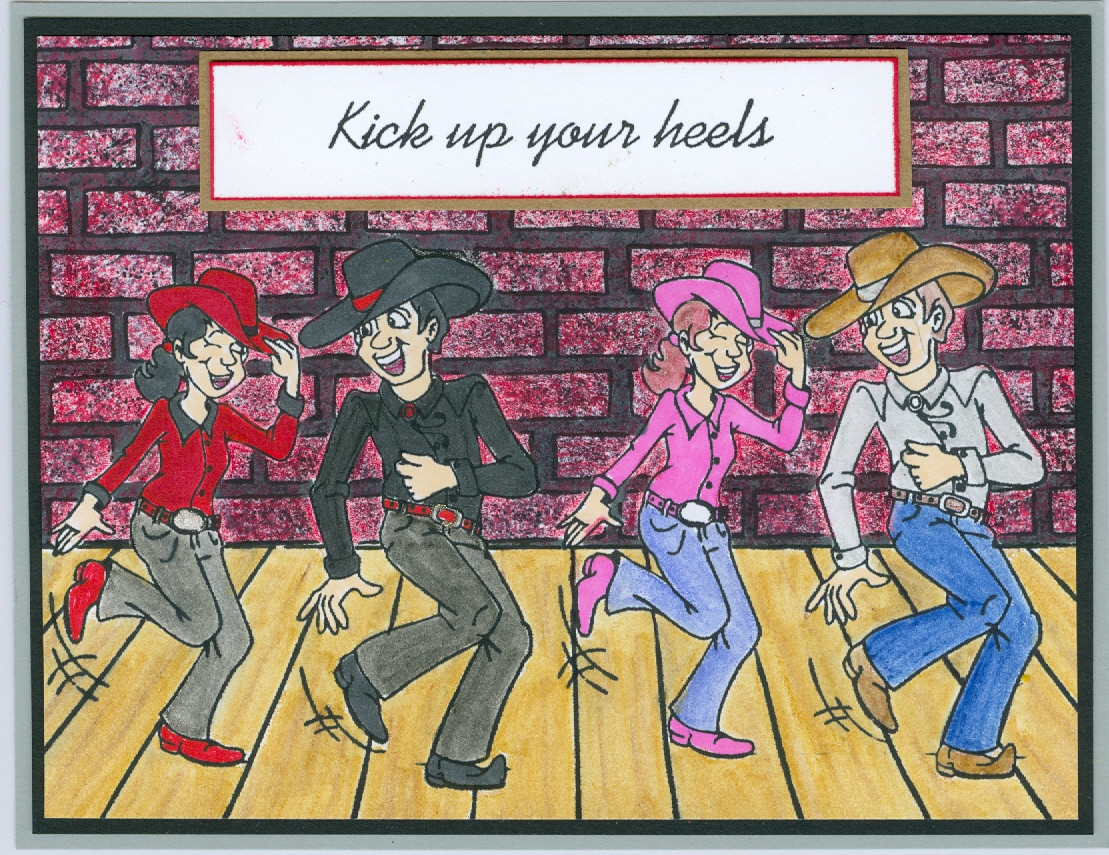DRS Designs Rubber Stamps: Line Dancing Fun