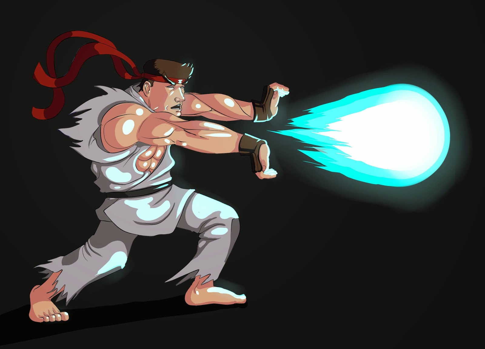 My Progress, Portfolio, Game, Concept Art and Animation: Ryu Hadouken!