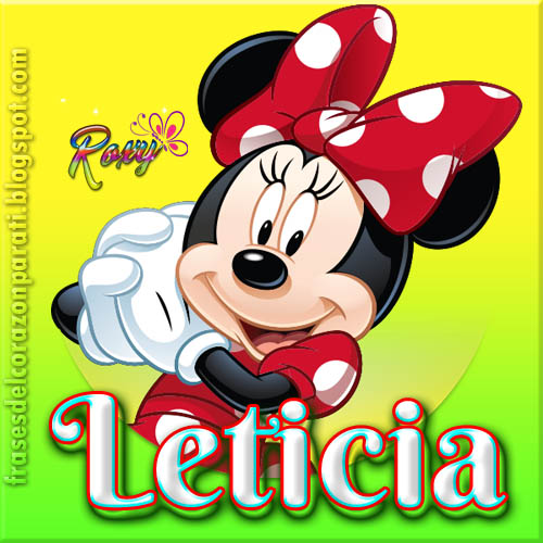 Frases para tu Corazón: Nombres de Mujer Minnie Mousse