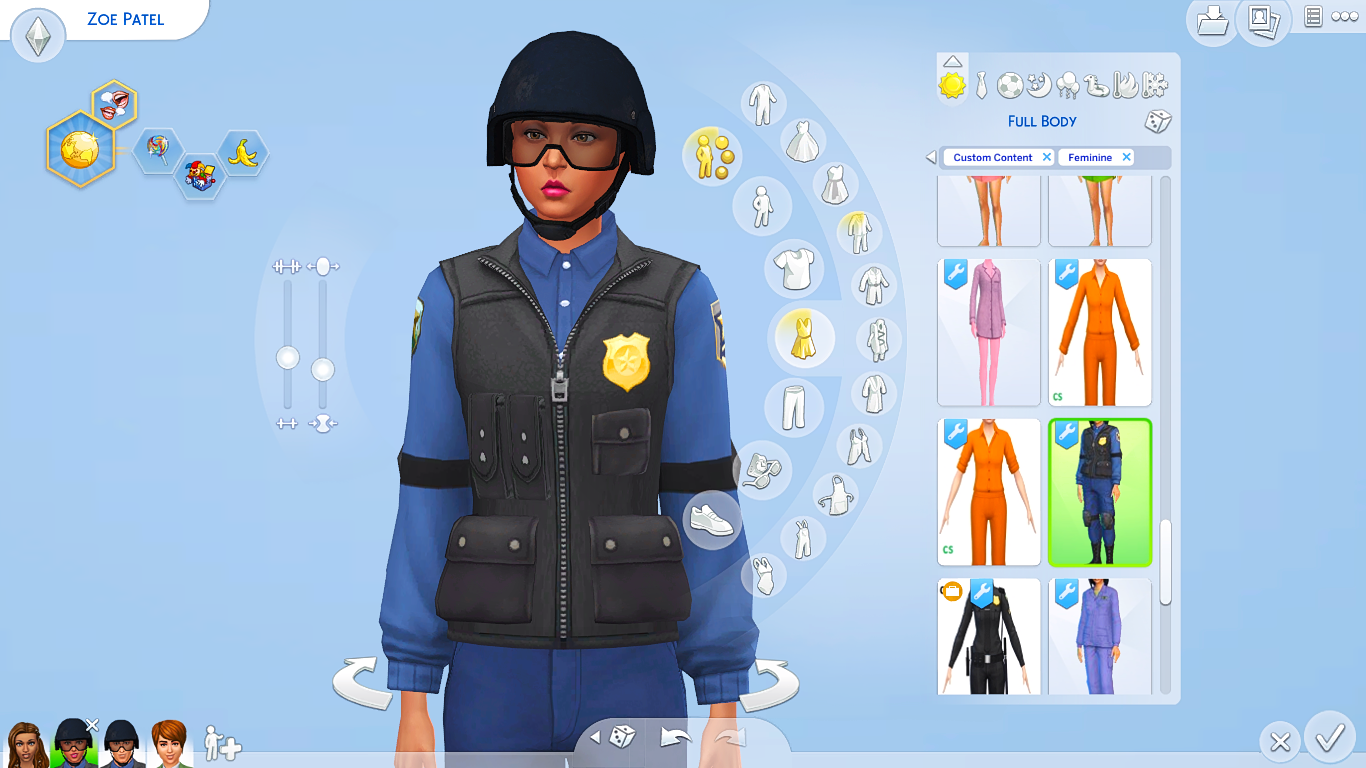 Unisex - Swat Uniform | SimsWorkshop