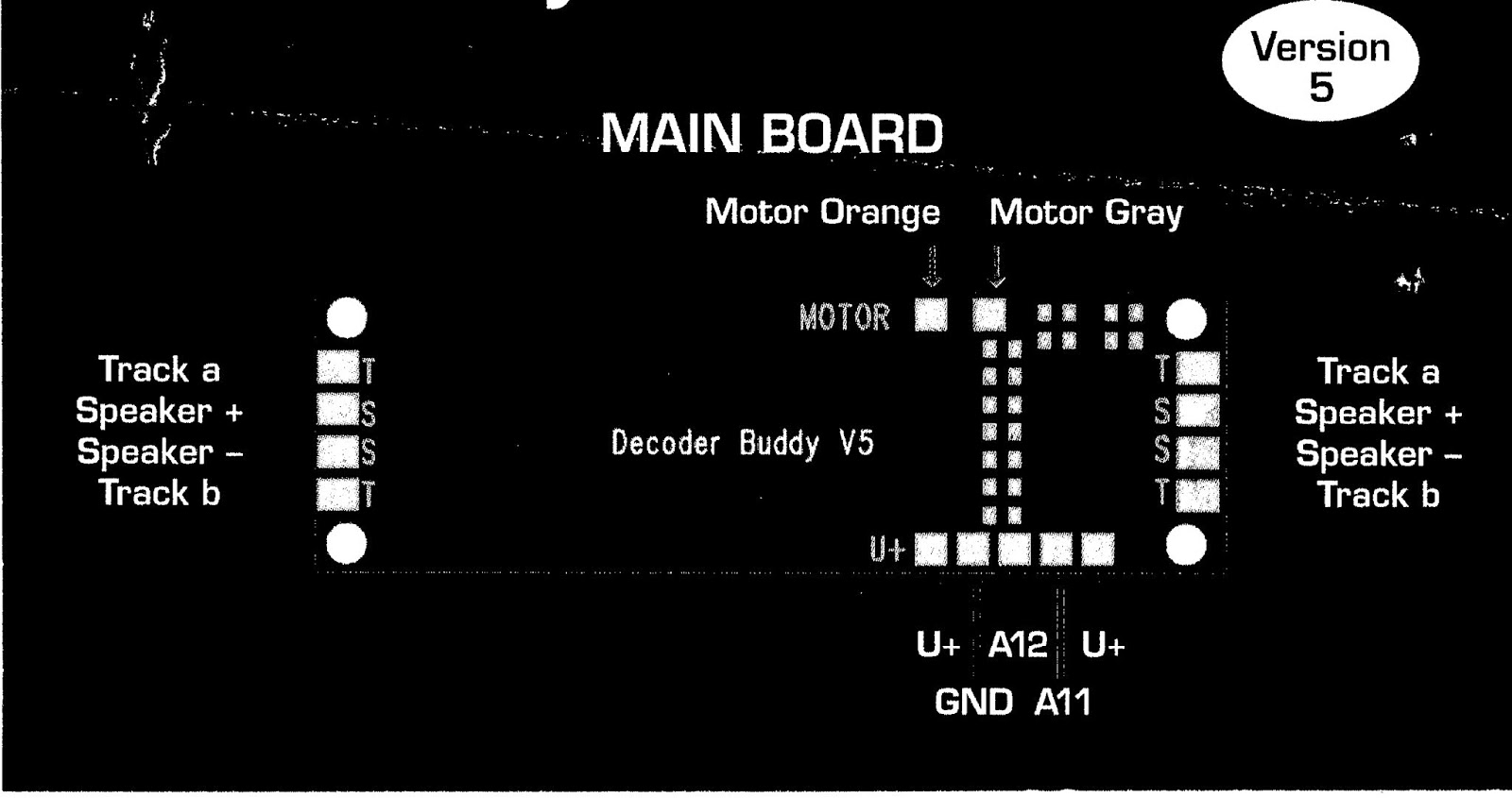 The Hostler's Inn: NIXTRAINZ Decoder Buddy V5 - 21 Pin Decoder Motherboard