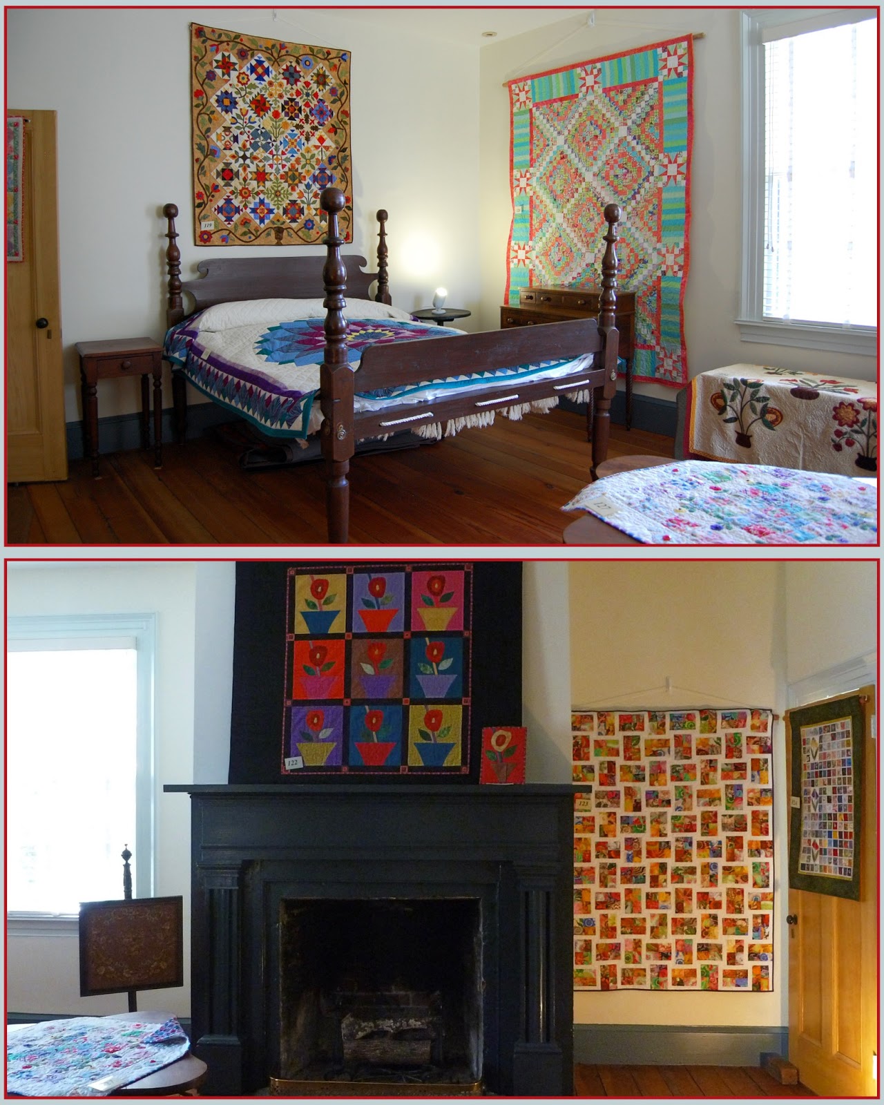 Recollections of a Vagabonde: A Quilt Show at Bulloch Hall - 2nd Floor