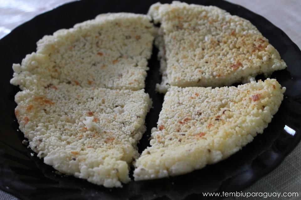 Receta de Mbeyú o Mbeju - Region Litoral