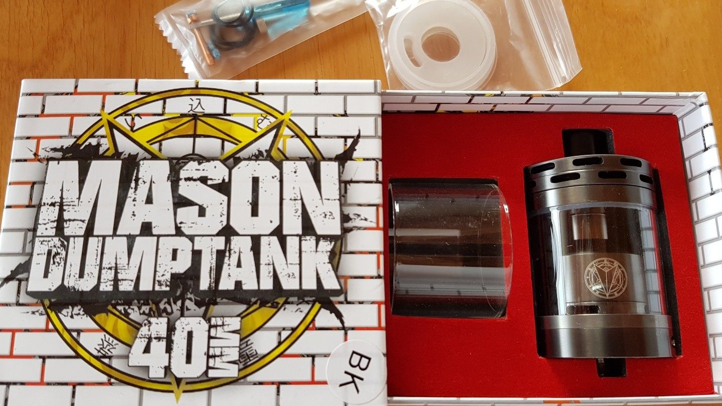 die grossen und gaanz grossen Verdampfer: Mason Dumptank 40 RTA by ...