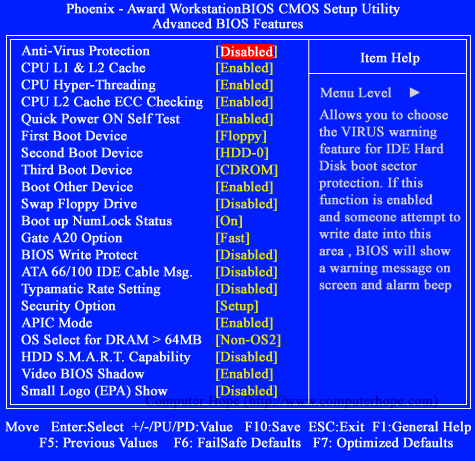 Golden: BIOS vs UEFI