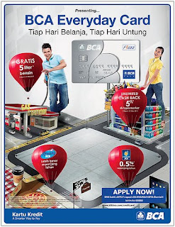 Banyak Keuntungan mengikuti Anda: APPLY NOW ! BCA Everyday Card