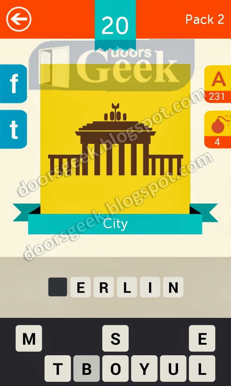 Mega Quiz [Pack 2] Level 20 ~ Doors Geek