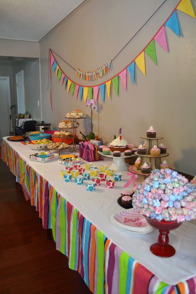 designed by Diana: Bright ruffly 1st birthday