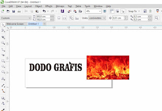 Membuat efek api pada teks CorelDRAW - Biologizone