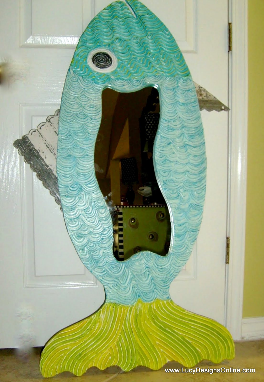 Handmade Mirrors, Fish Mirrors, Furniture Shaped Mirrors, Textured ...