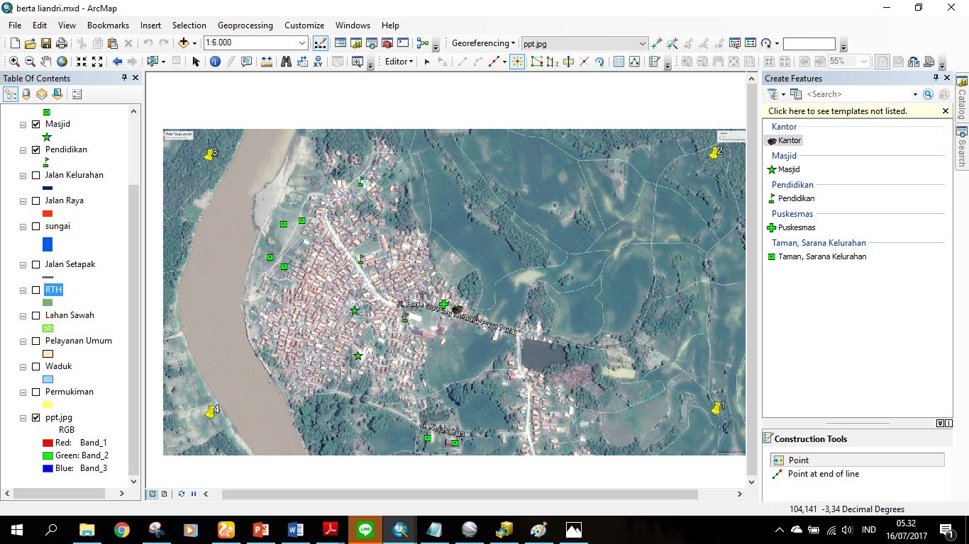 CARA PEMBUATAN PETA KAWASAN DENGAN SOFTWARE ARCGIS 10.3 - Artikelnyo ...