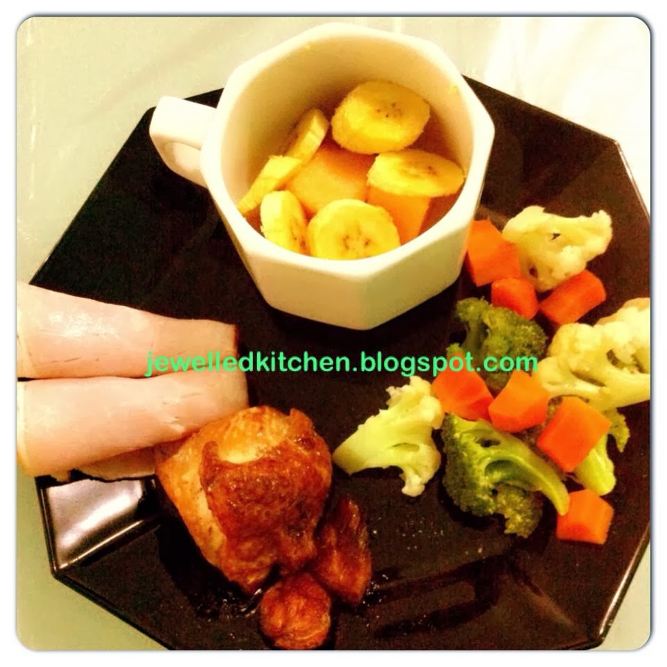 Kim's Healthy Lunch Day 2-Chicken and Veggies