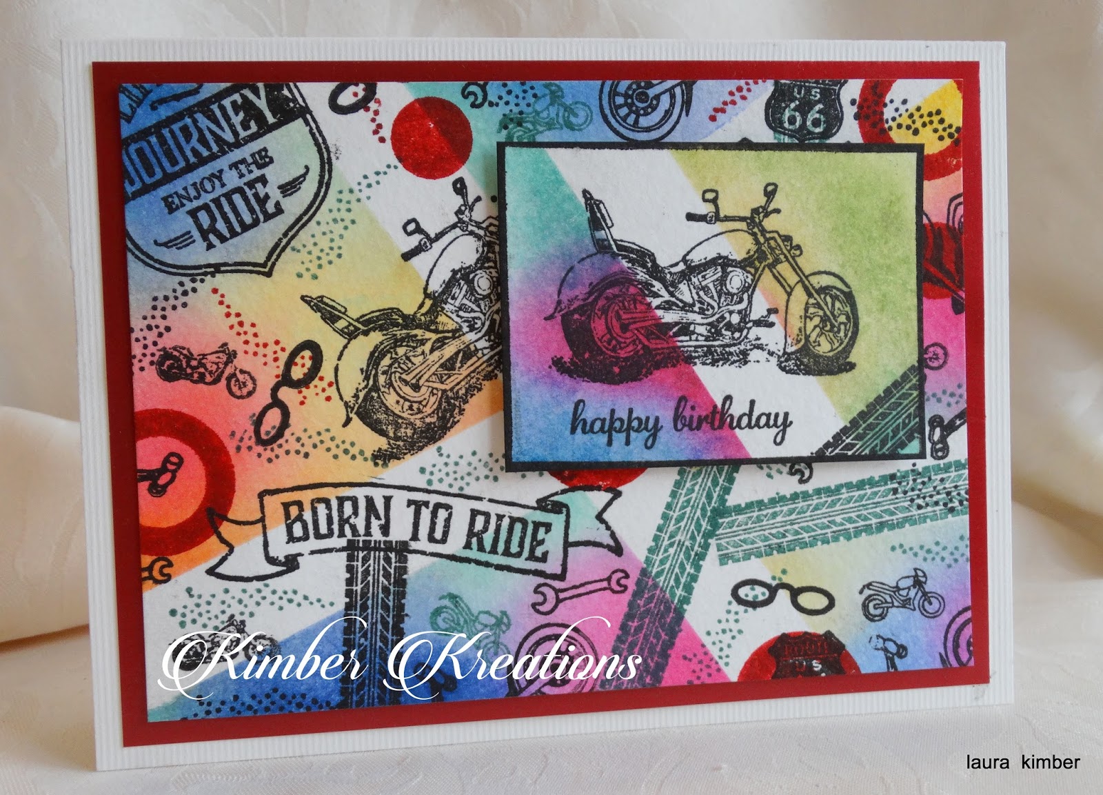 Kimber Kreations: Water colouring with ink