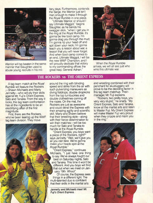 Bresslinz memories I: WWF Magazine, gennaio-febbraio 1991