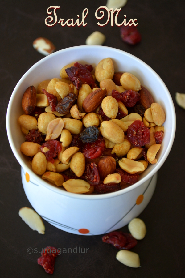 Veggie Platter: 4 Ingredient Recipes ~ Trail Mix