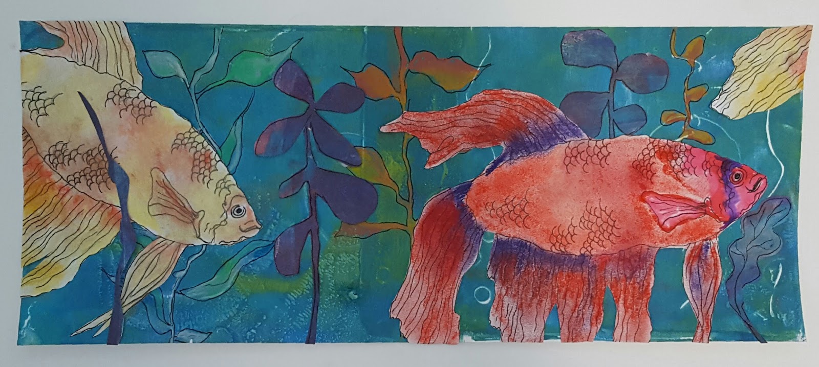 MaryMaking: Fish Collages