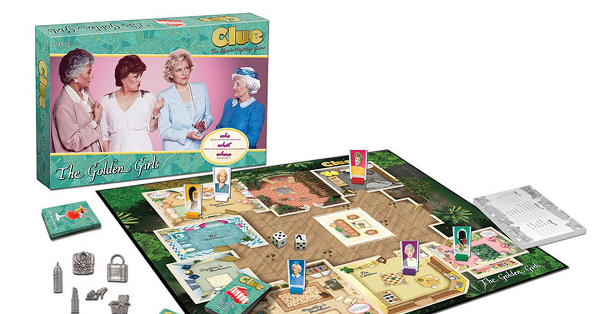 Seduced by the New...: "Golden Girls" Clue Game from Hasbro
