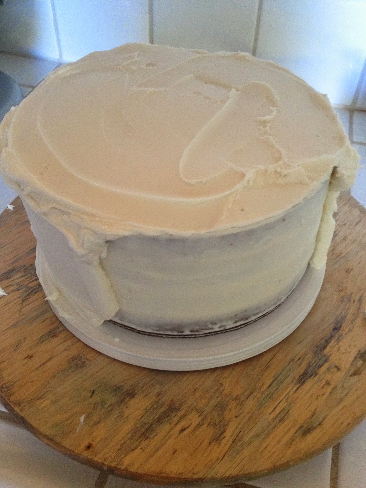 Ribbon Textured Cake