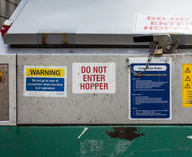 Gists & Piths: Signs and their Portents #1: "Do not enter, Hopper"