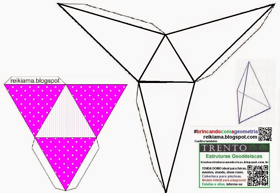 ...Brincar faz bem....: Piramide triangular molde para imprimir ...