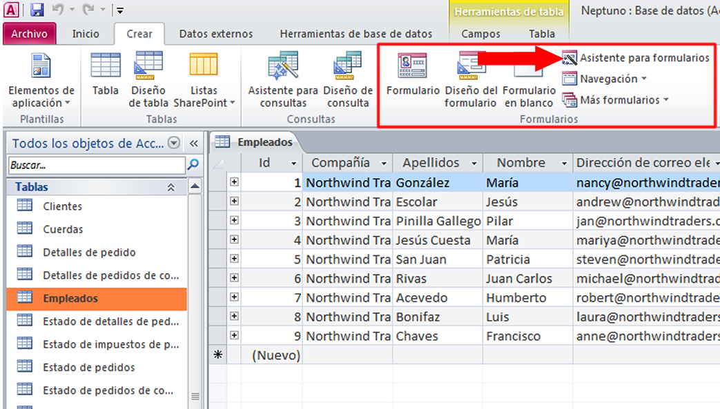 INFORMATICA 902 2013 : segundo periodo Microsoft Acces