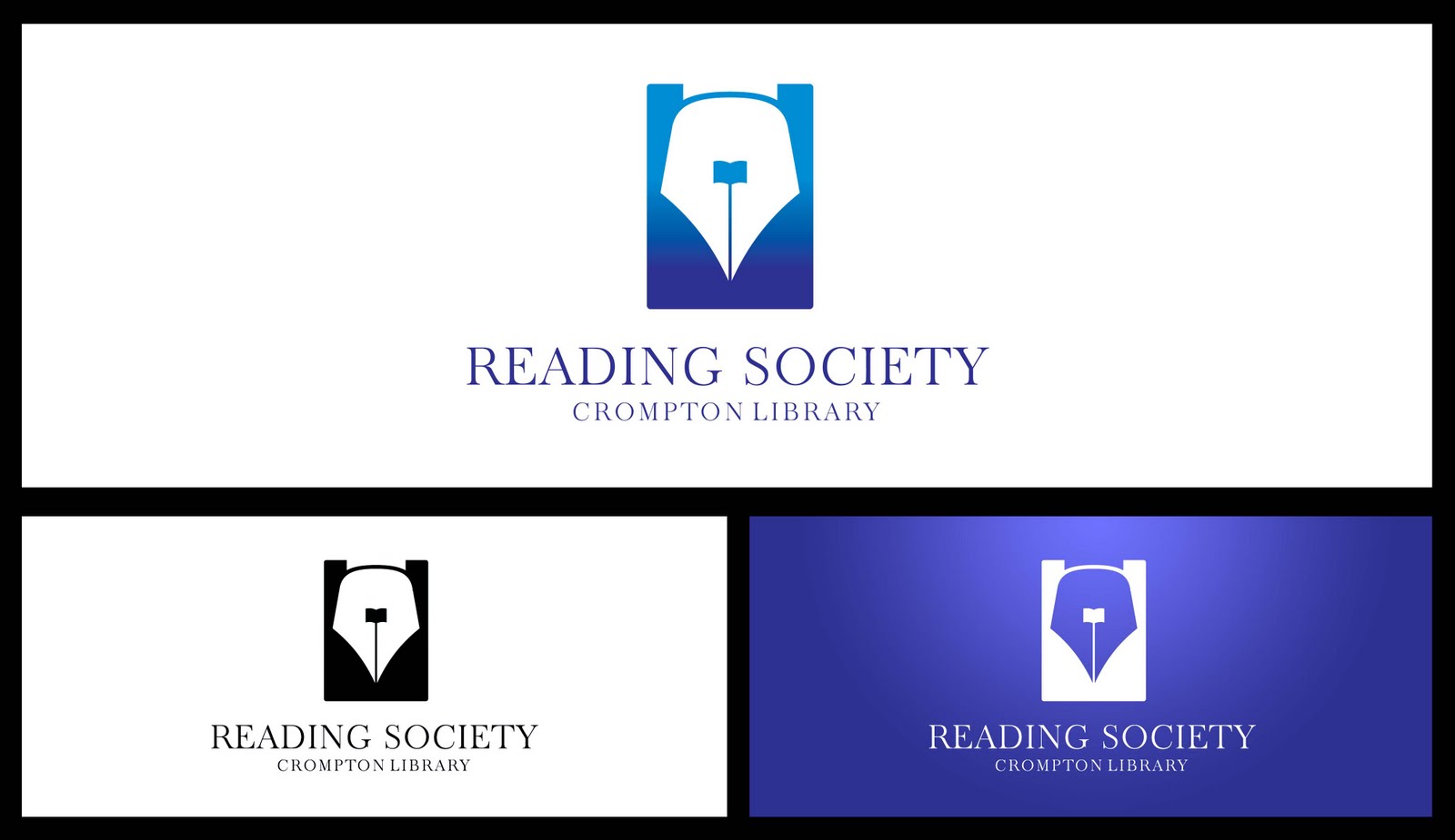 elevendegrees_design: Reading Society Crompton Library_Logo Design