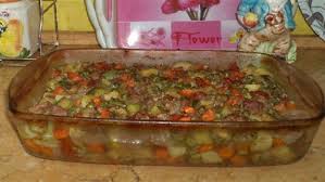 Egyptian cuisine: Torli ( roasted vegetables) with chicken
