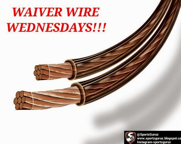 THE FANTASY SPORTZ GURUZ: WAIVER WIRE WEEK 15