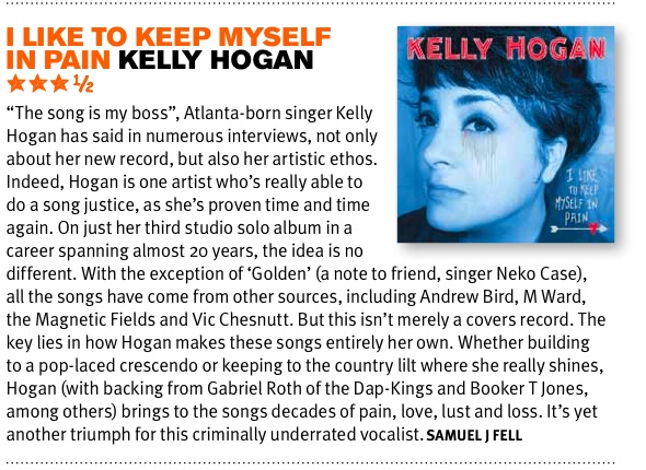 Notes From The Dark Corner Of a Sunny Room...: Record Review - Kelly Hogan
