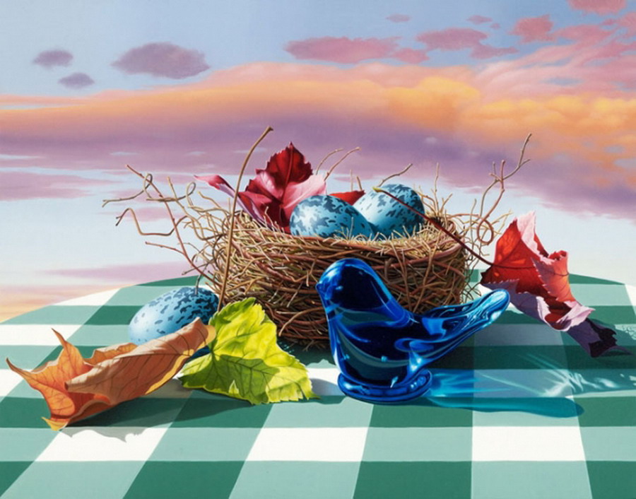 El arte es su máxima expresión : Bodegones Con Paisajes de Fondo en la ...