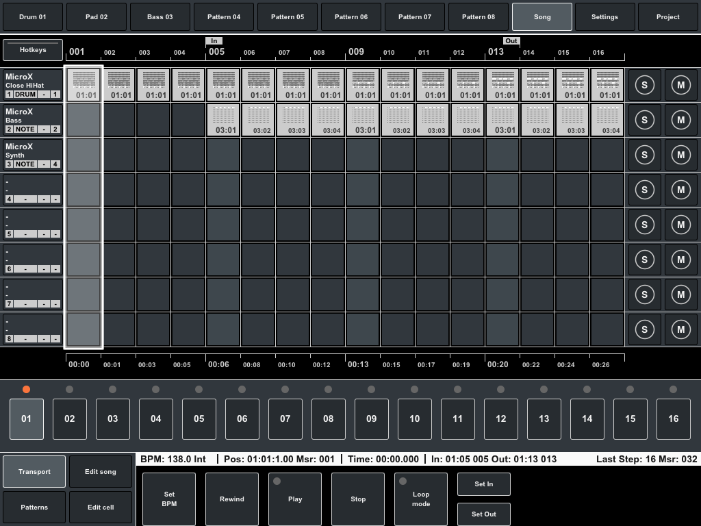 MIDI Pattern Sequencer