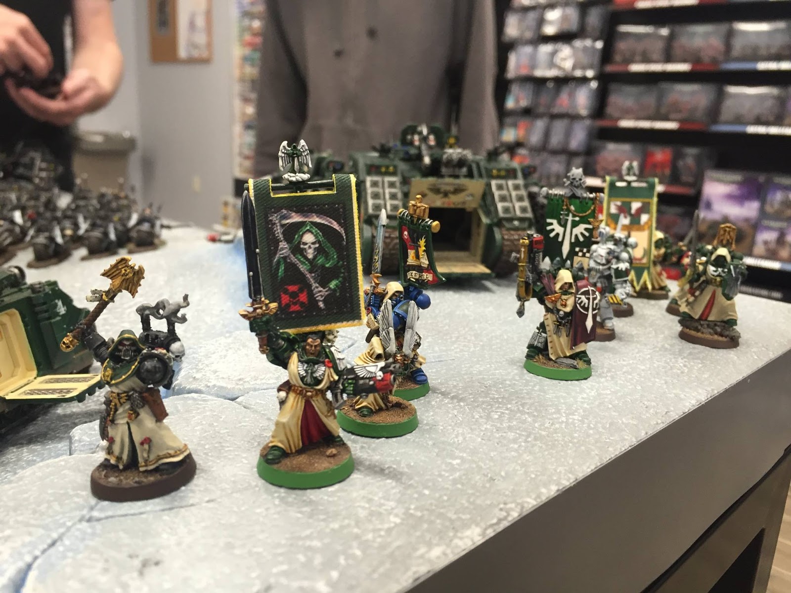 Colorblind Painter: Entire Dark Angels 4th Company with Reserves