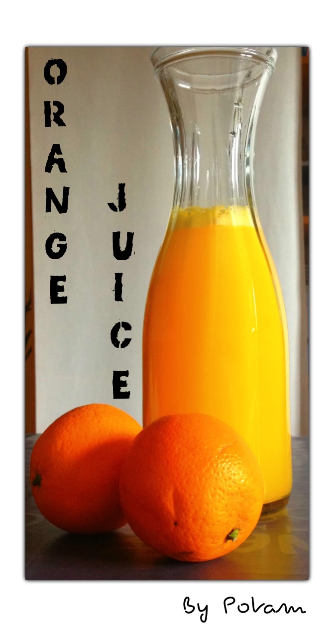 Les Rendez-Vous Gourmands... et Créatifs: Jus d'orange
