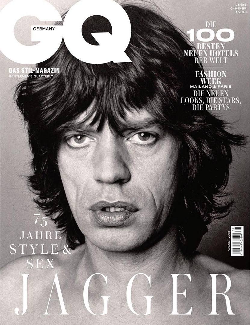 GQ Alemania celebra los 75 años de Mick Jagger con tres portadas de su ...