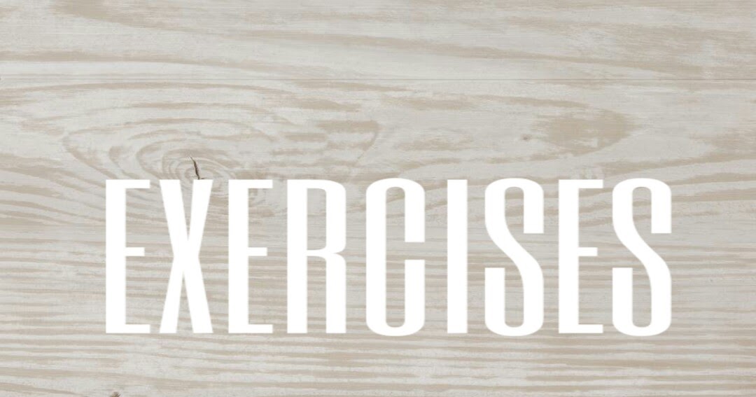 ADVANCED TYPOGRAPHY - EXERCISES