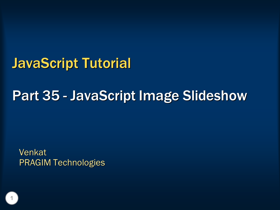Sql Server Net And C Video Tutorial How To Create Image Slideshow Using Javascript