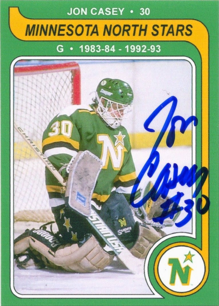 Minnesota Sports Autograph Project: JON CASEY