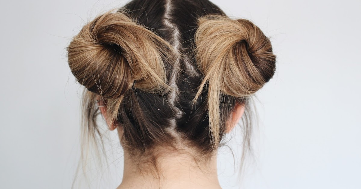 Go-To Messy Space Buns | Hannah-Mae