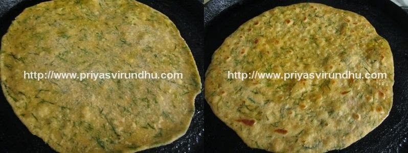 Priya's Virundhu: Dill Leaves Paratha/Dill Leaves Paratha Recipe/How to ...