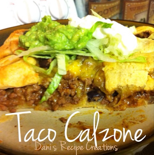 Dani's Recipe Creations: Taco Calzone