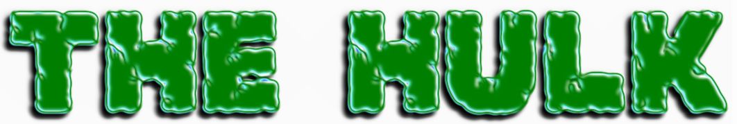 Text Effect Tutorials: TUTORIAL: a hulk text effect