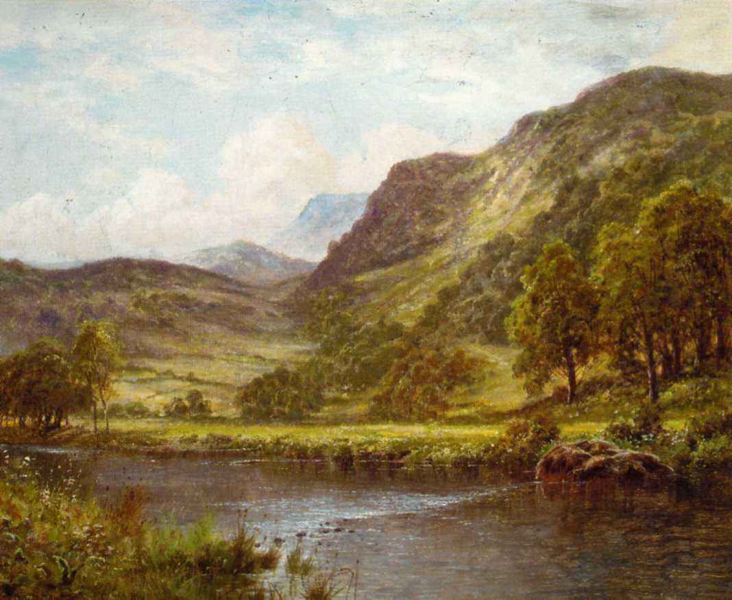 British Art: Benjamin Williams Leader - A tranquil river