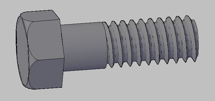 tips and tricks: Cara menggambar baut di AutoCad