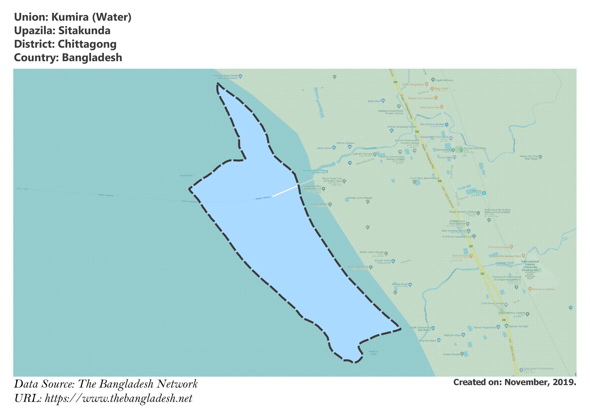 Kumira Union (Water), Chittagong